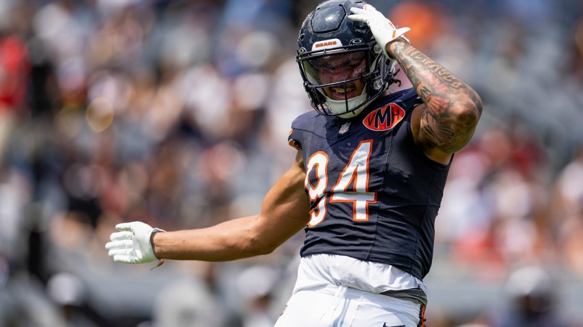 Bears roster moves: Austin Booker placed on injured reserve – NBC Chicago