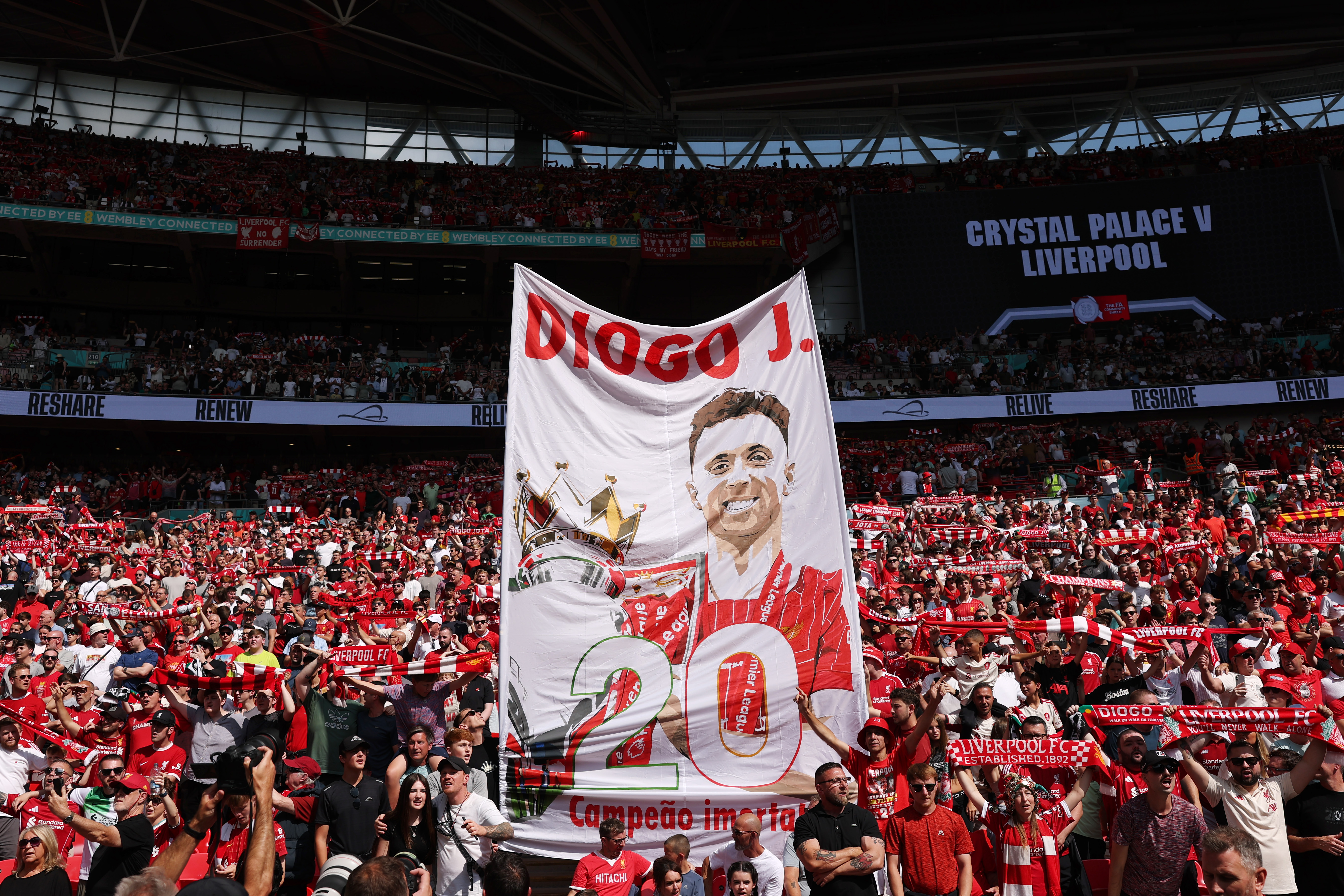 Diogo Jota remembered at Liverpool’s opening Premier League match – NBC ...