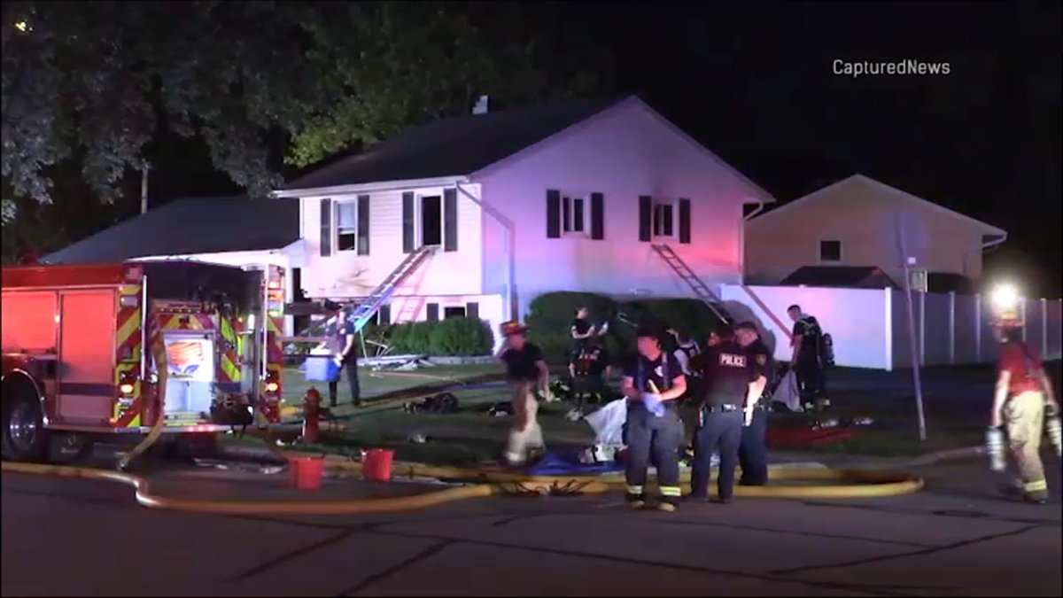 2 dead, 1 hurt after being pulled from burning Streamwood home – NBC ...