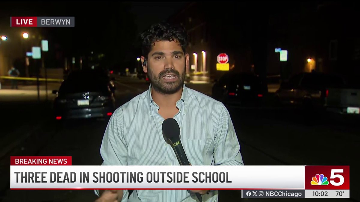 3 killed in shooting outside Berwyn middle school – NBC Chicago