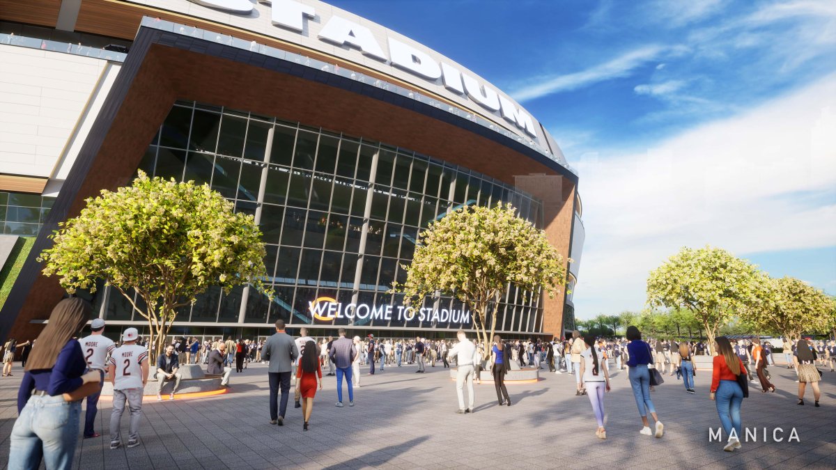 New renderings offer look at Bears’ Arlington Heights stadium plans ...