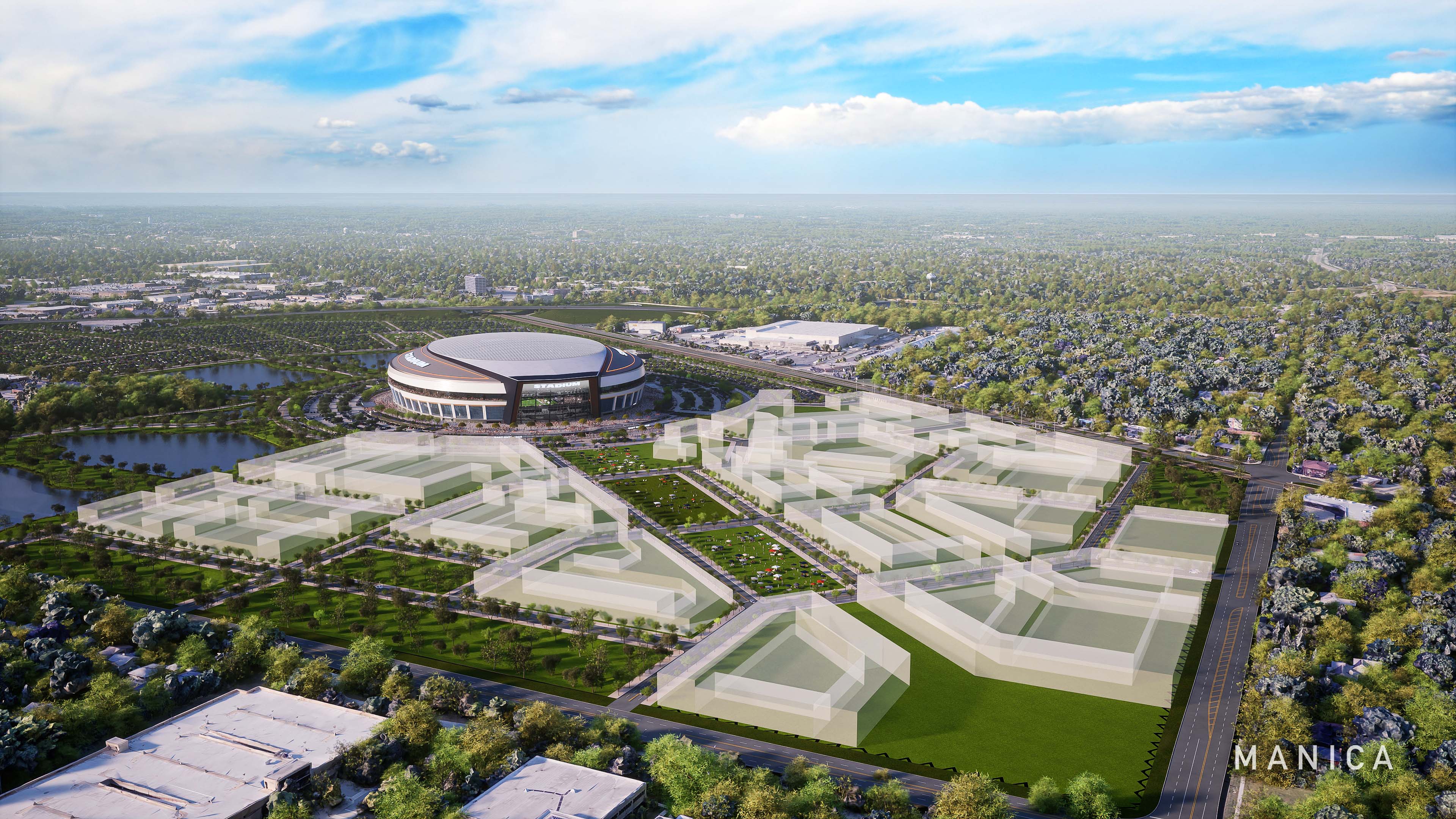 New renderings offer look at Bears’ Arlington Heights stadium plans ...