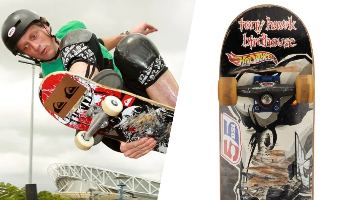 San Diegan Tony Hawk’s ‘900’ X games skateboard sells for $1.15M – NBC ...