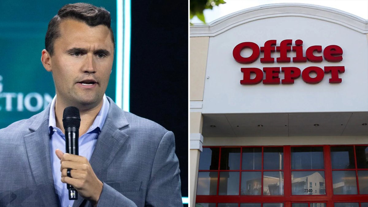 Office Depot fires employee at Michigan store for refusing to print Charlie Kirk poster – NBC ...