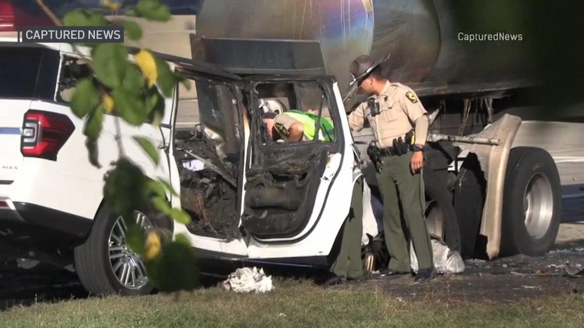Fiery fatal crash on I-90 closes Elgin toll plaza – NBC Chicago