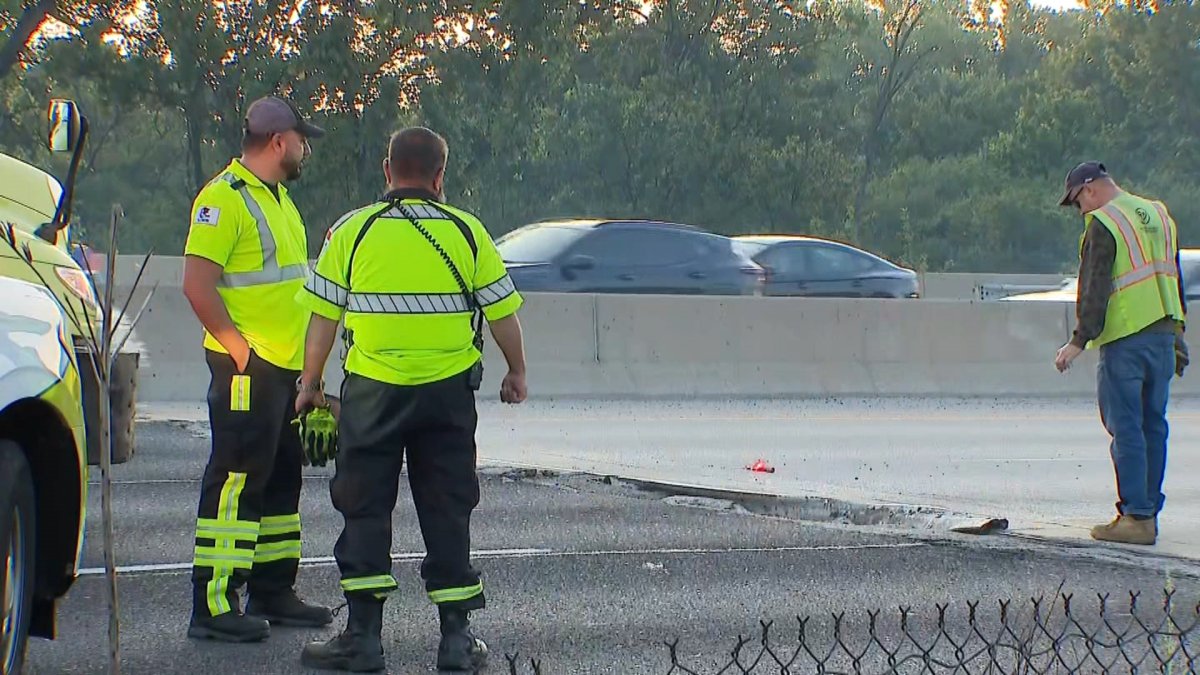 Lanes closed on inbound Edens Expressway due to pothole – NBC Chicago