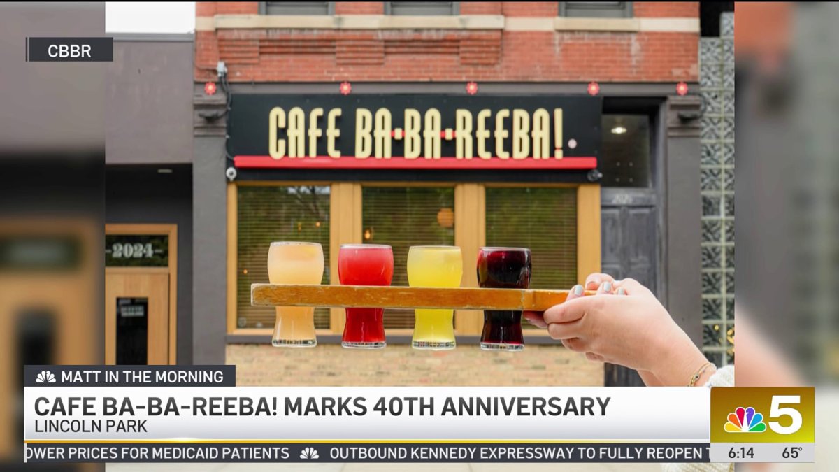 Chicago’s iconic Cafe Ba-Ba-Reeba! celebrates 40 years – NBC Chicago