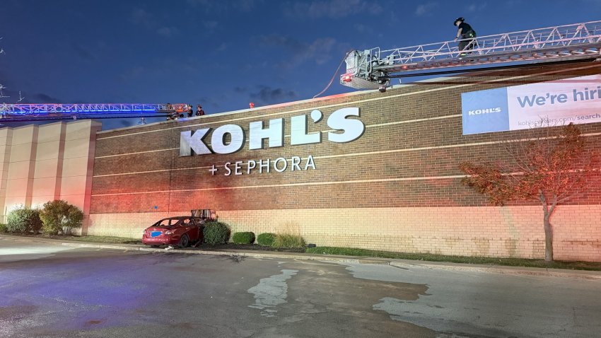 Car hits Bloomington, Illinois Kohls and catches fire – NBC Chicago