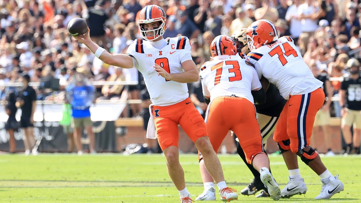 Altmyer throws for career-high, Illinois beats Purdue – NBC Chicago