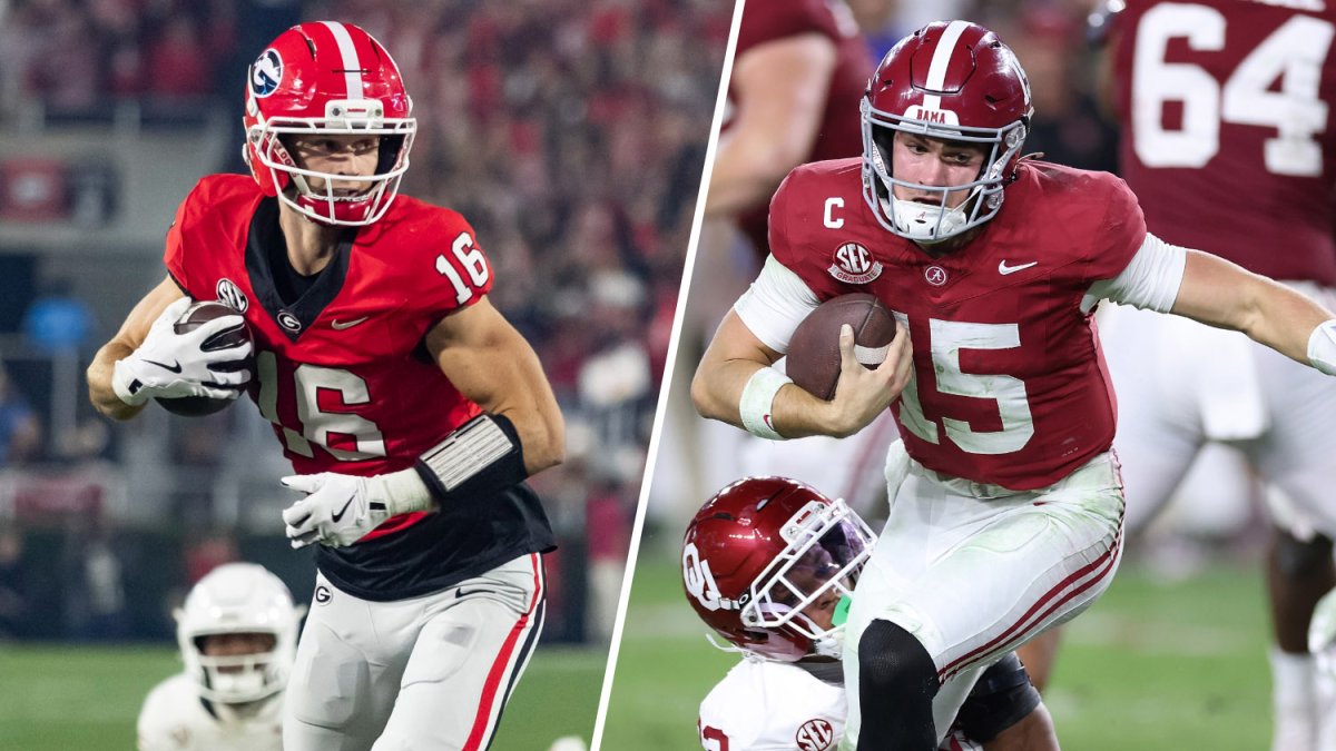 College Football Playoff rankings: Georgia rises, Alabama tumbles – NBC ...