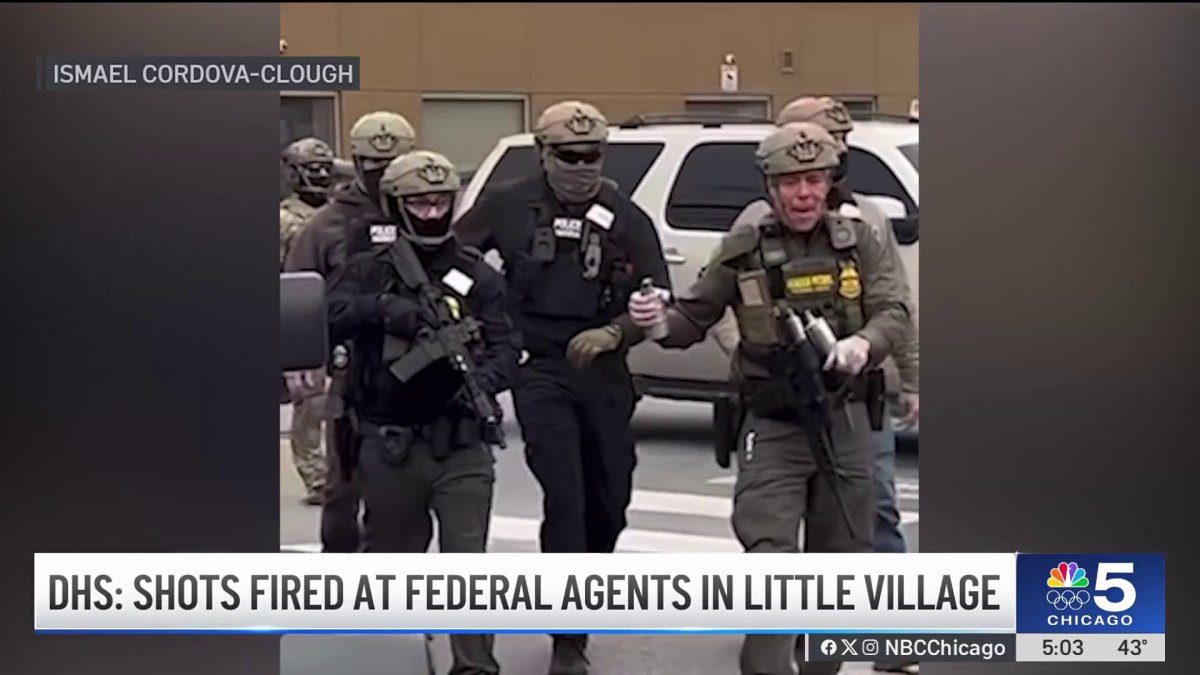 Shots fired at federal agents in Little Village: DHS – NBC Chicago