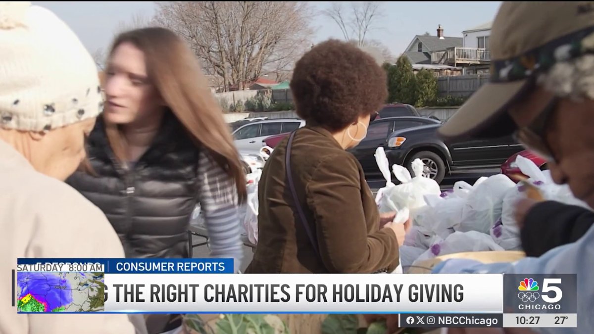 How to choose a charity to donate to on Giving Tuesday – NBC Chicago