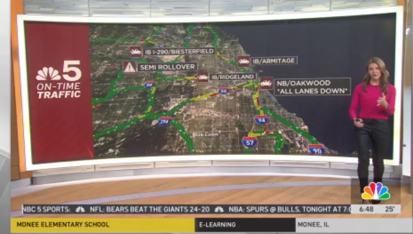 Illinois winter road conditions map: Crashes in Chicago, suburbs – NBC ...