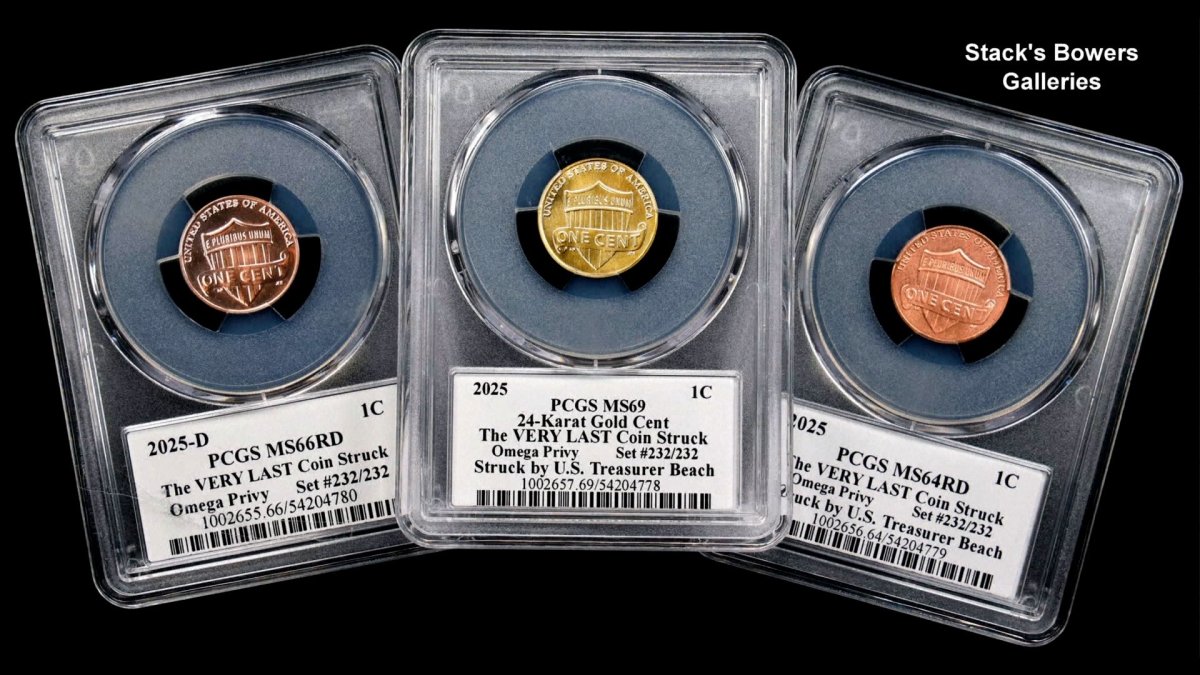 Last minted pennies bring in big money during auction – NBC Chicago