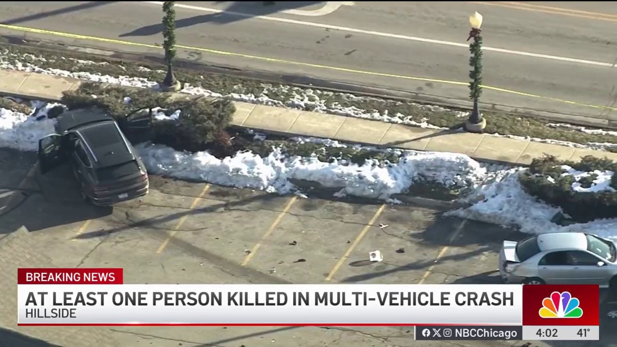 Person killed in multi-vehicle crash in Hillside – NBC Chicago