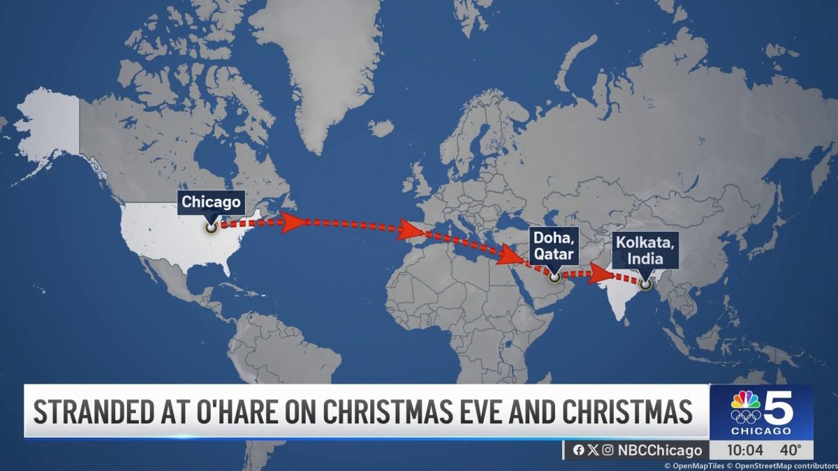Passengers stranded at O’Hare Airport on Christmas Day – NBC Chicago