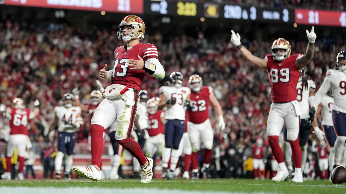 Winners and losers as 49ers outlast Bears 42-38 in NFC thriller – NBC ...