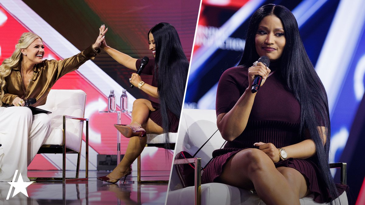 Nicki Minaj makes surprise Turning Point appearance with Erika Kirk ...
