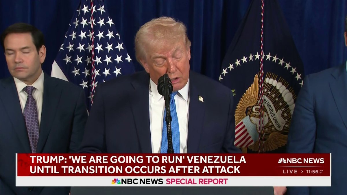 WATCH: President Donald Trump delivers address after Venezuela’s Maduro ...