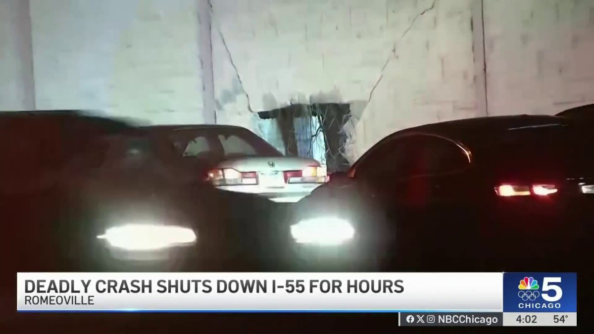 Lanes reopened on I-55 after suburban man, 20, killed in crash – NBC ...