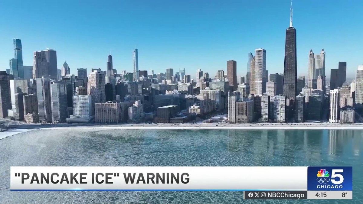 Pancake ice along Lake Michigan poses hidden danger, firefighters say ...
