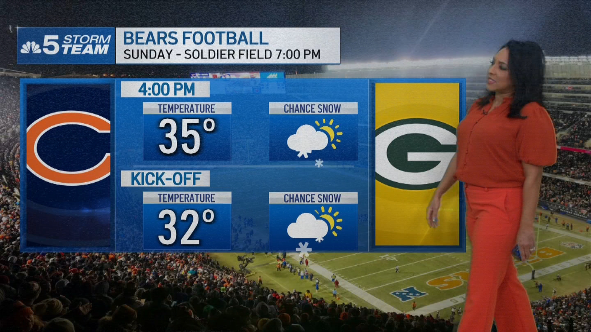 Bears game Saturday: Time, channel vs. Green Bay Packers – NBC Chicago