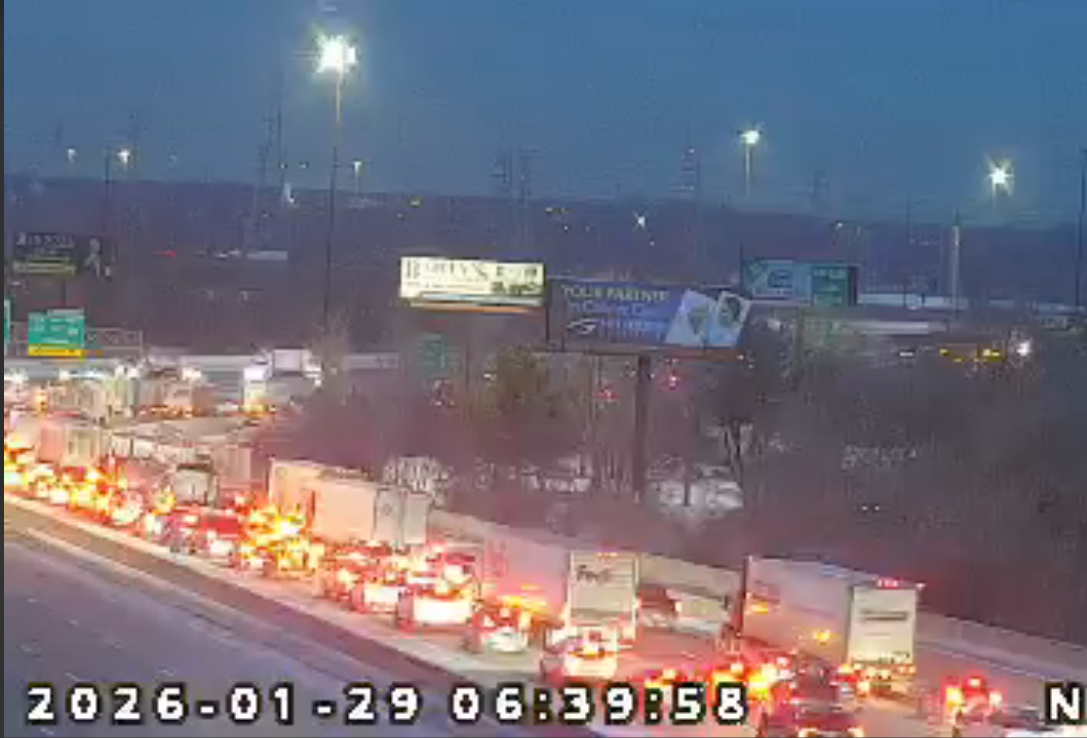 Semi carrying mail on I-65 splits open in NW Indiana – NBC Chicago