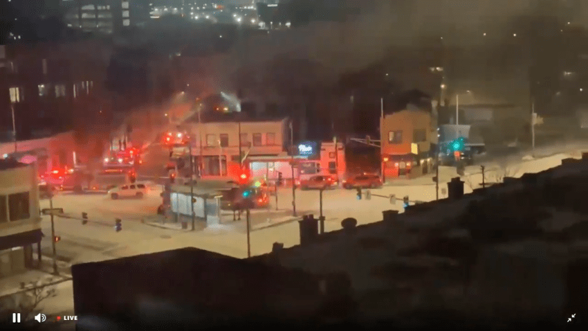Noble Square house fire injures 3, including 2 firefighters – NBC Chicago