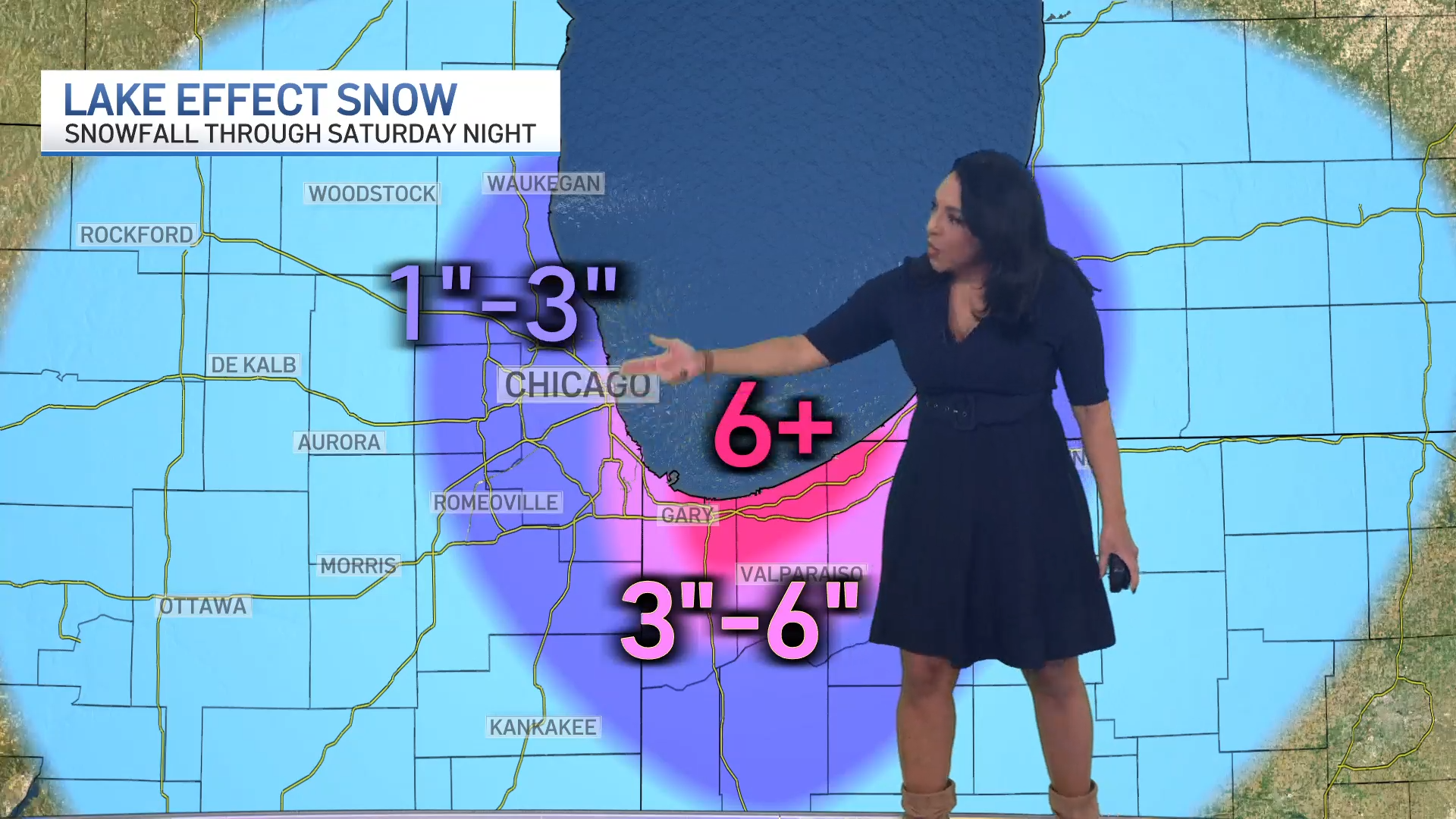 Chicago weather radar: Track snow amid winter storm warning – NBC Chicago