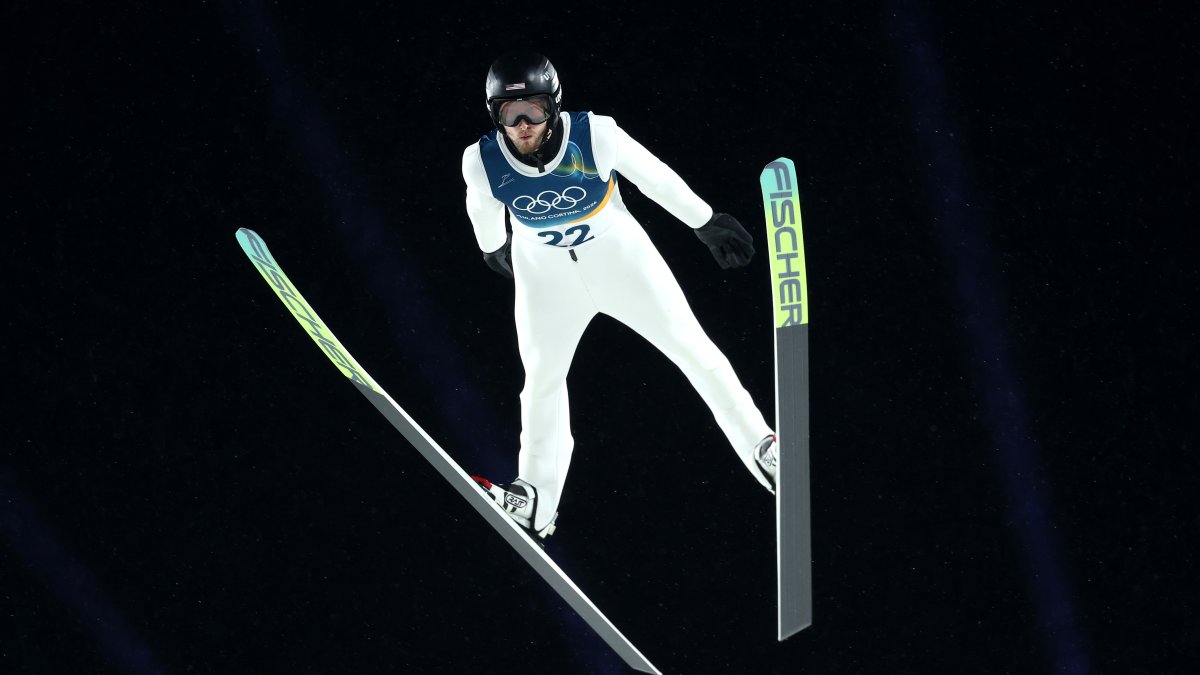 HIGHLIGHT: Kevin Bickner sticks 134 meters in ski jump final – NBC Chicago