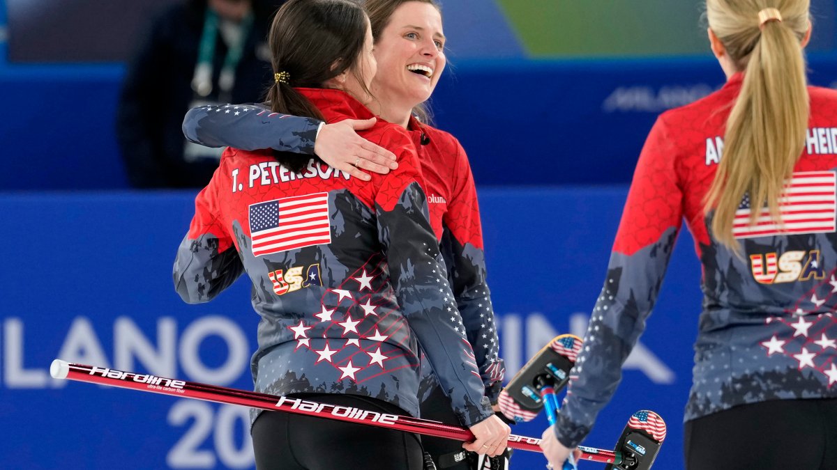 US women’s curling team defeats Canada for first time at an Olympic ...