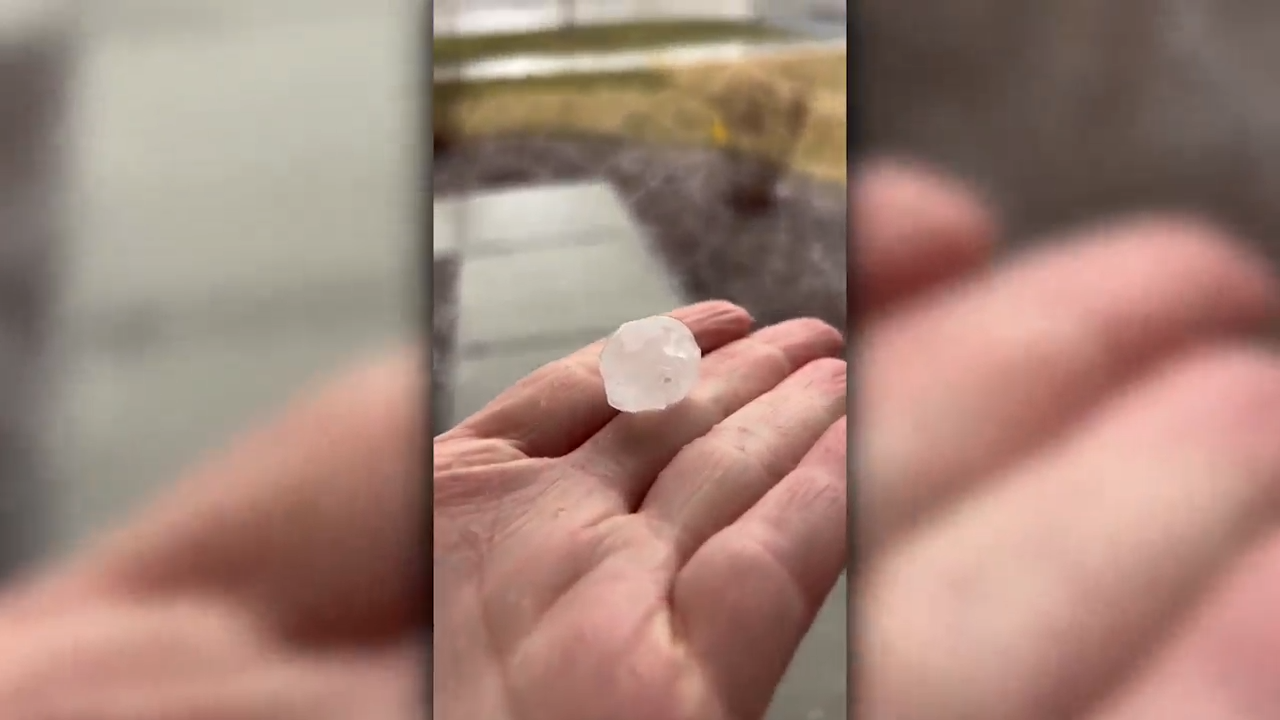 Photos large hail as storms slam the Chicago area – NBC Chicago