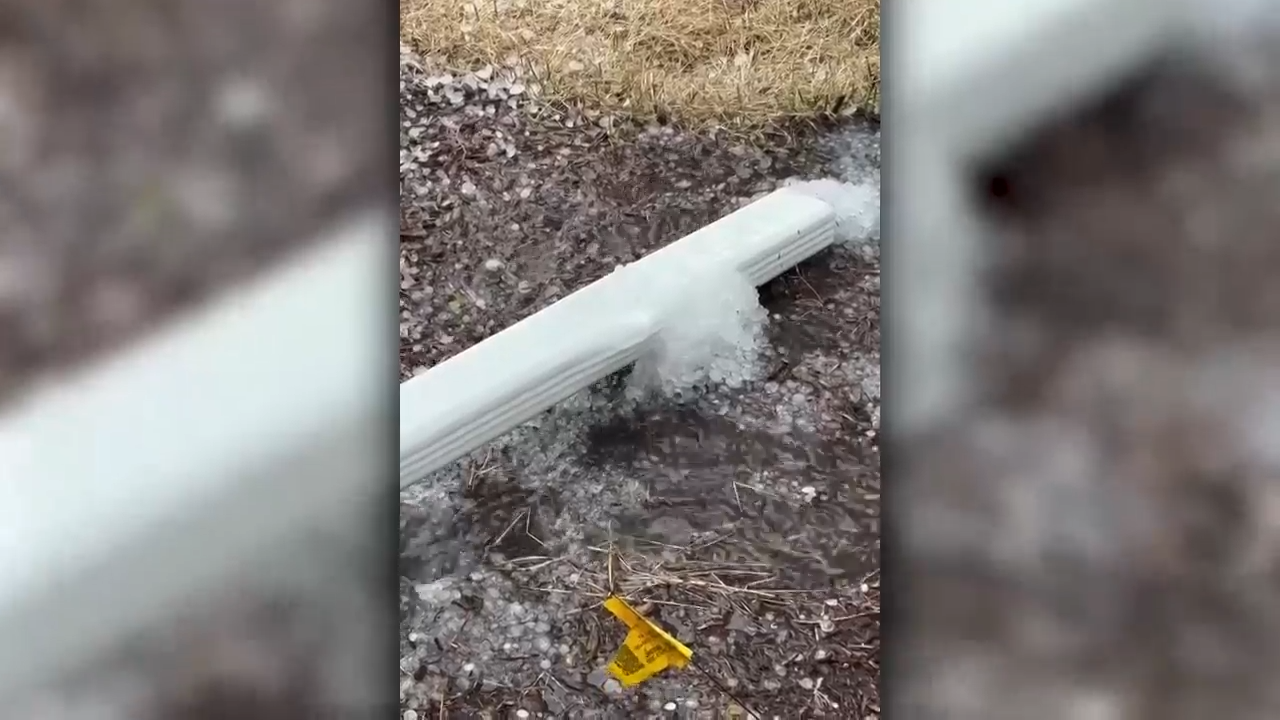 Photos large hail as storms slam the Chicago area – NBC Chicago