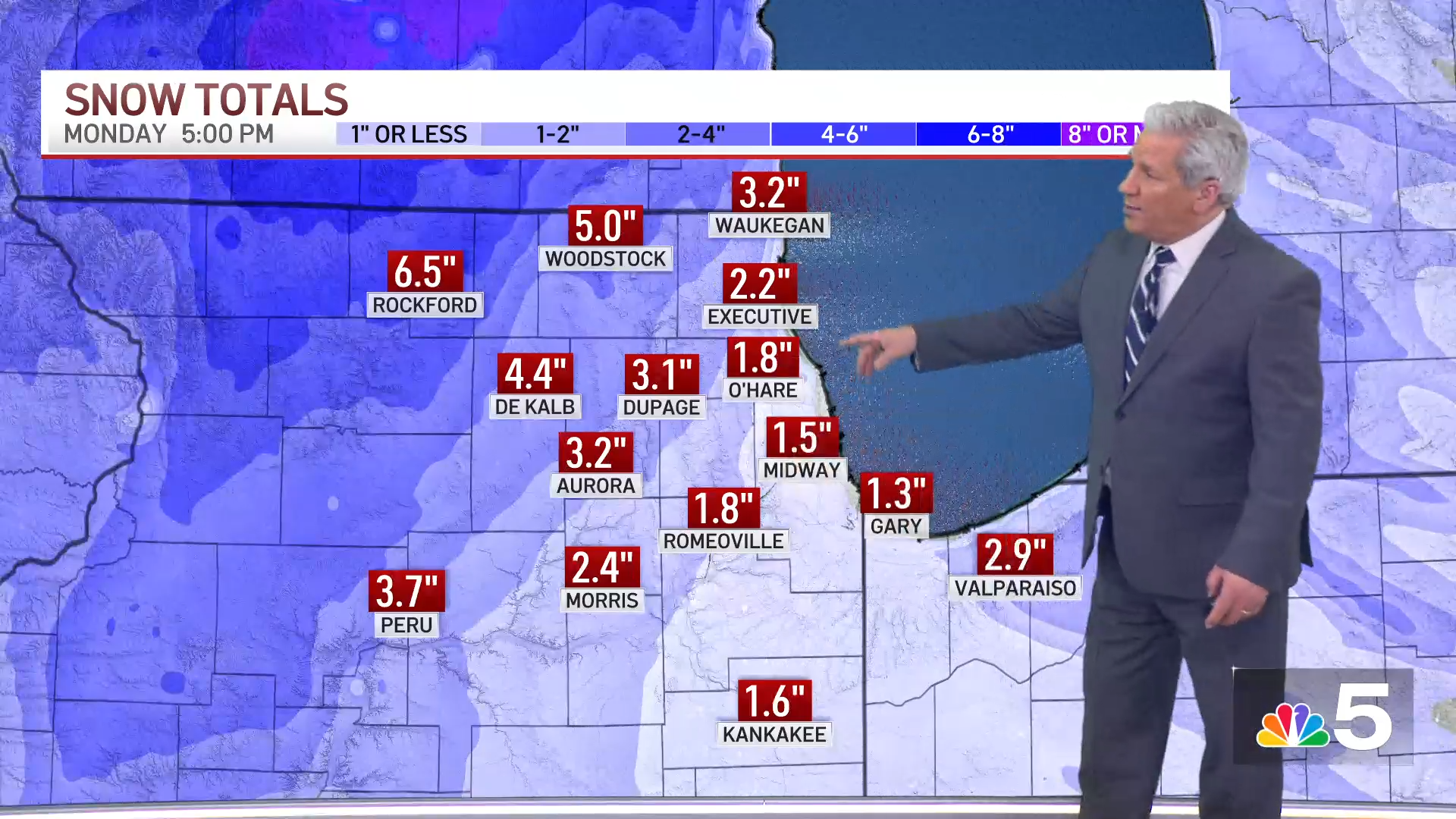 How much snow did Chicago get? Latest snow totals for area – NBC Chicago