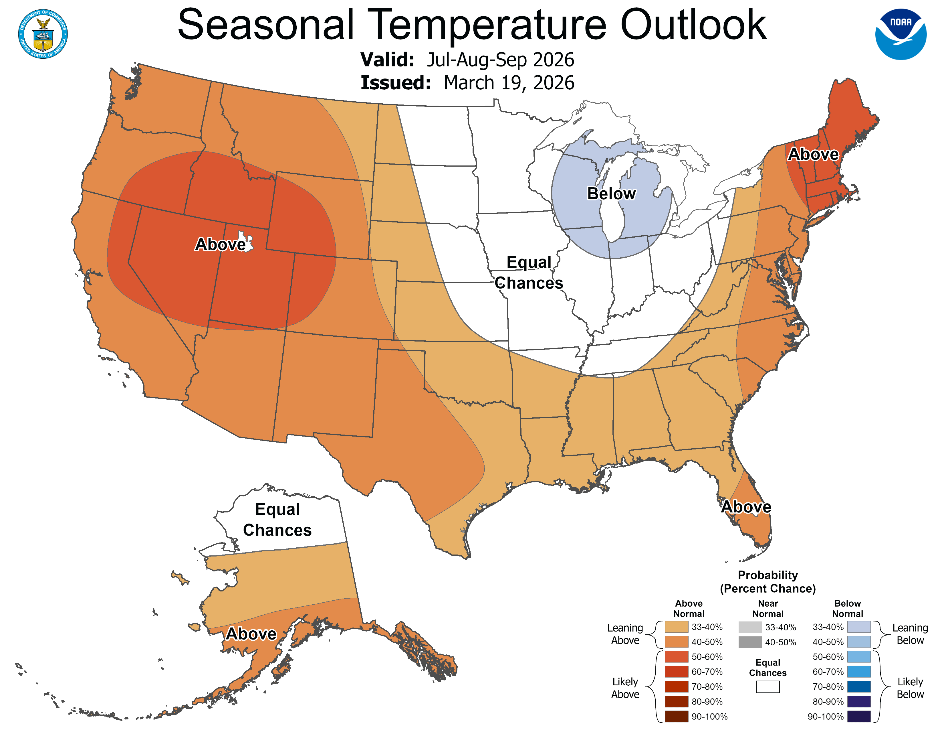 NWS issues temperature outlook for Chicago summer – NBC Chicago