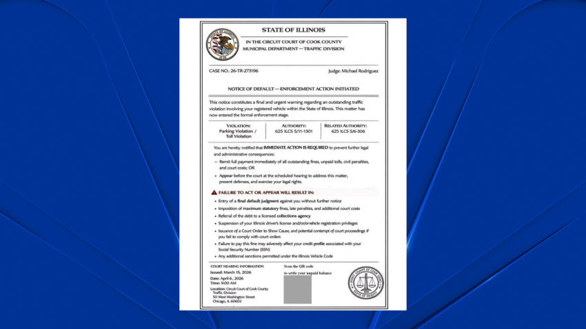 Scam court notice may arrive in your mailbox, officials warn – NBC Chicago