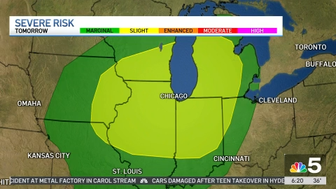 Chicago forecast: Daily chances for rain, storms, severe weather – NBC ...