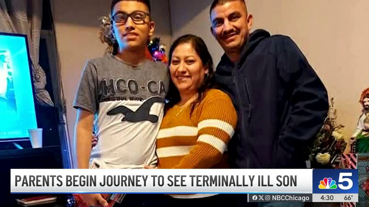 Parents begin journey to reach son battling terminal illness – NBC Chicago
