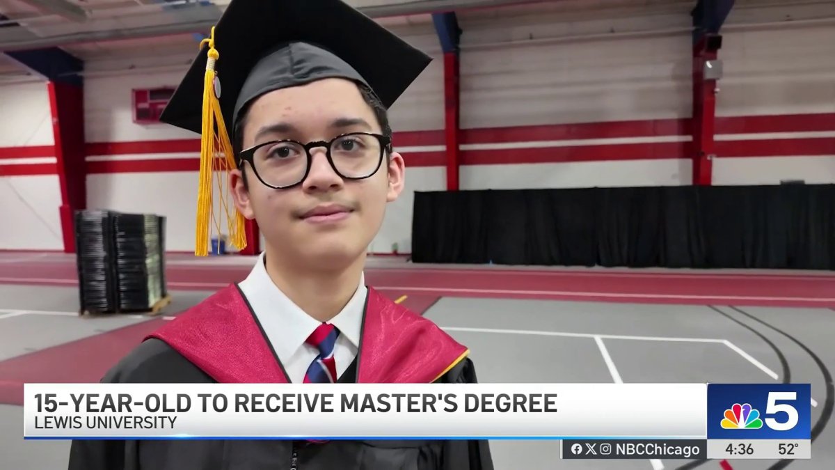 Teen math prodigy to graduate with master’s from Lewis University – NBC ...