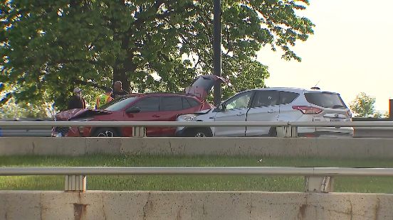Northbound DuSable Lake Shore Drive lanes closed due to crash – NBC Chicago