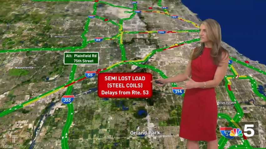 Lanes on I-55 in SW suburbs blocked due to semi crash; heavy traffic ...