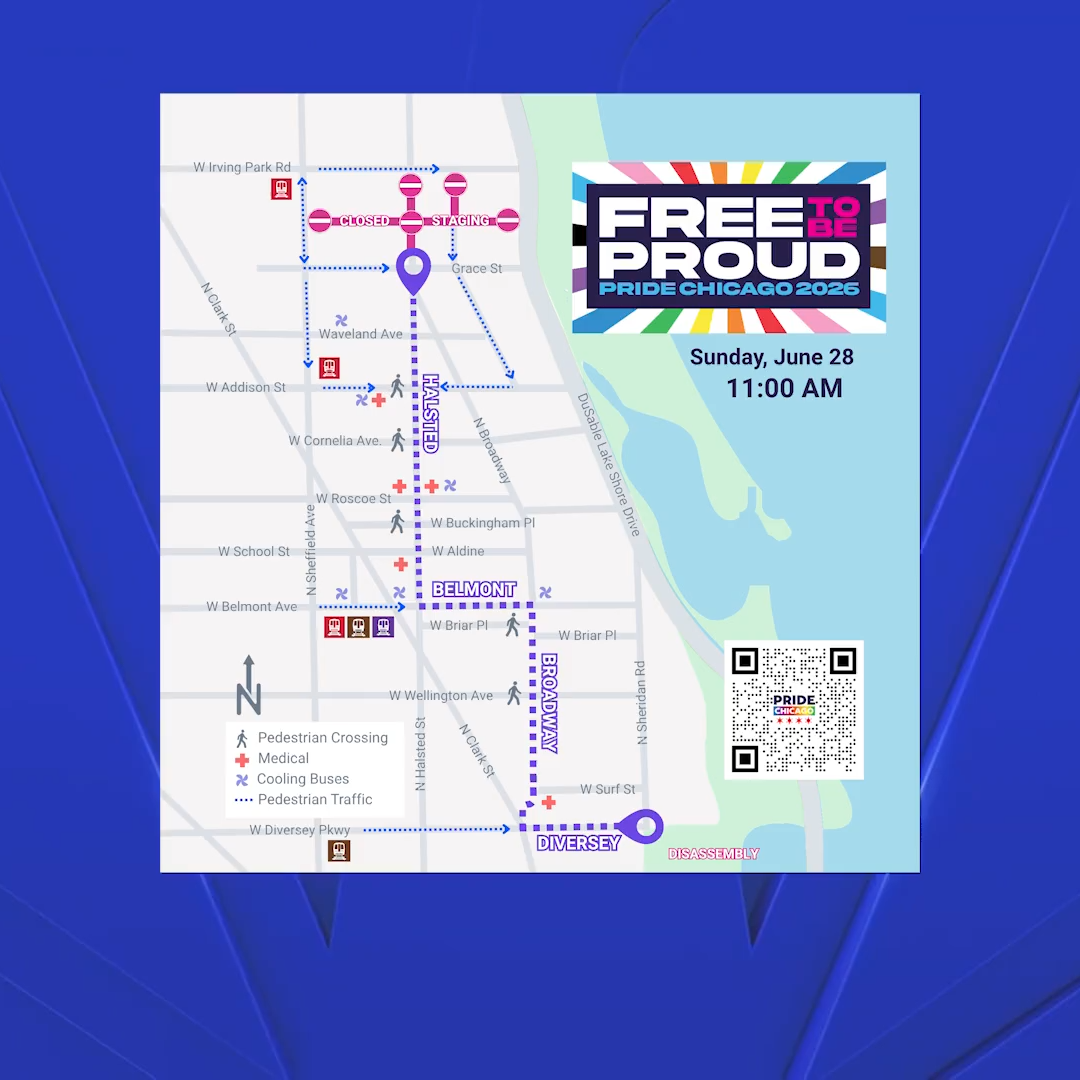 Here is the 2026 Chicago Pride Parade route – NBC Chicago