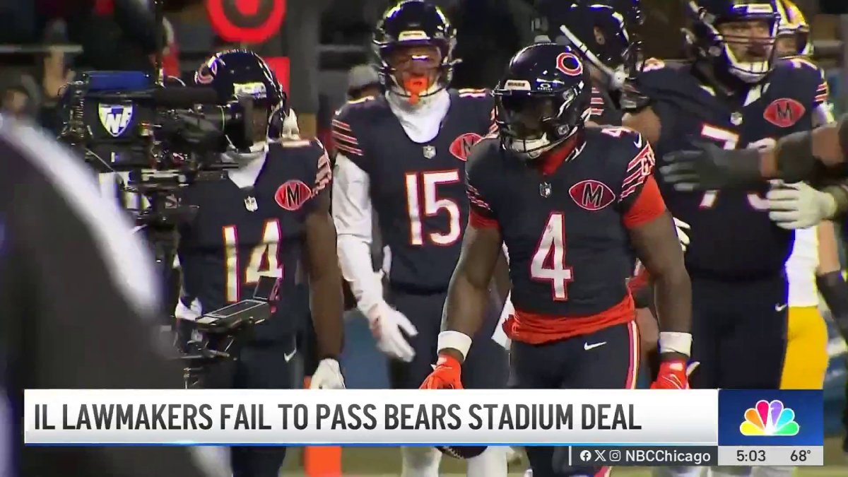 Hammond leaders react to Illinois’ Bears bill faltering – NBC Chicago