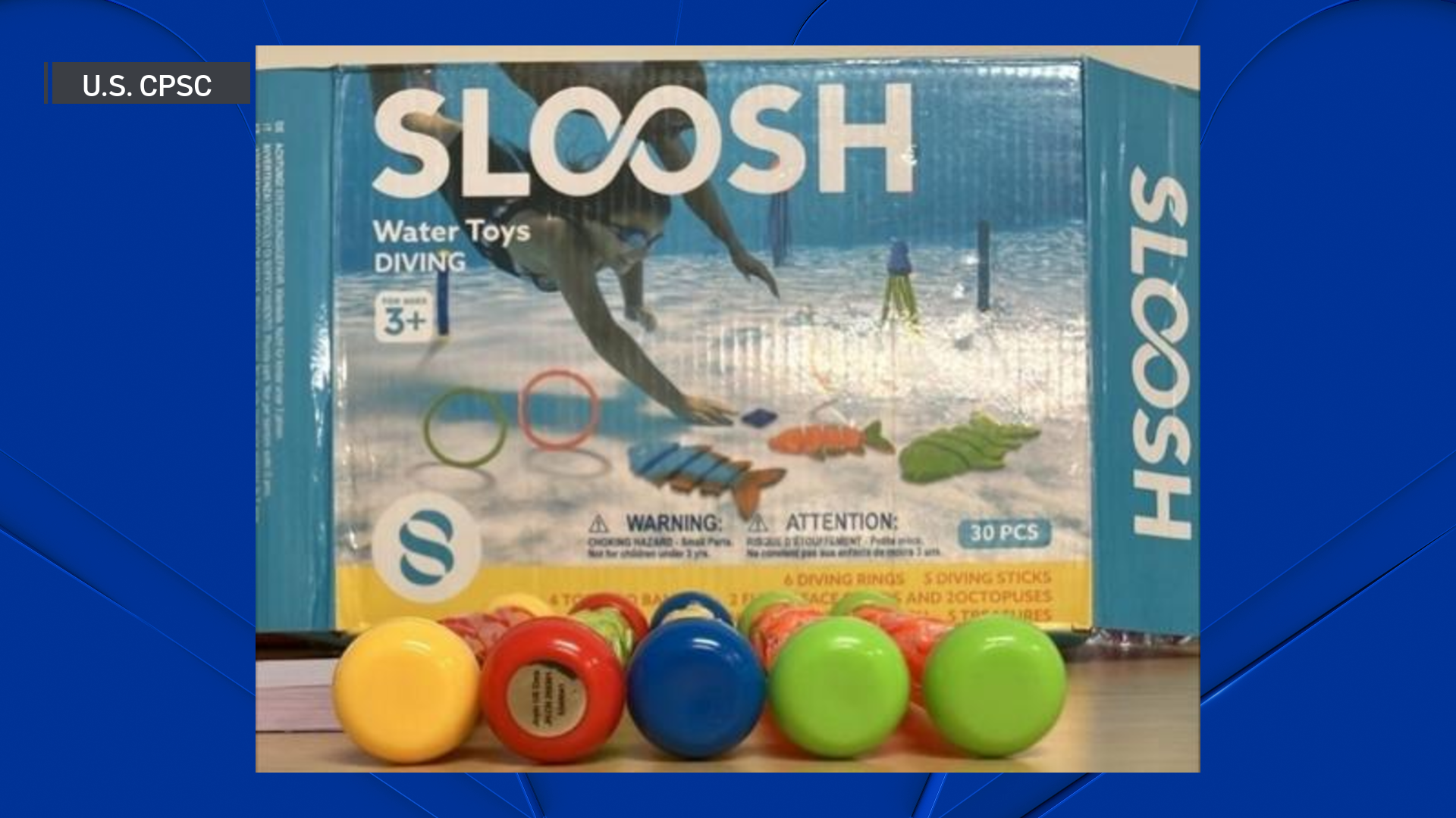 More than 250,000 kids pool dive toys recalled for impalement risk ...