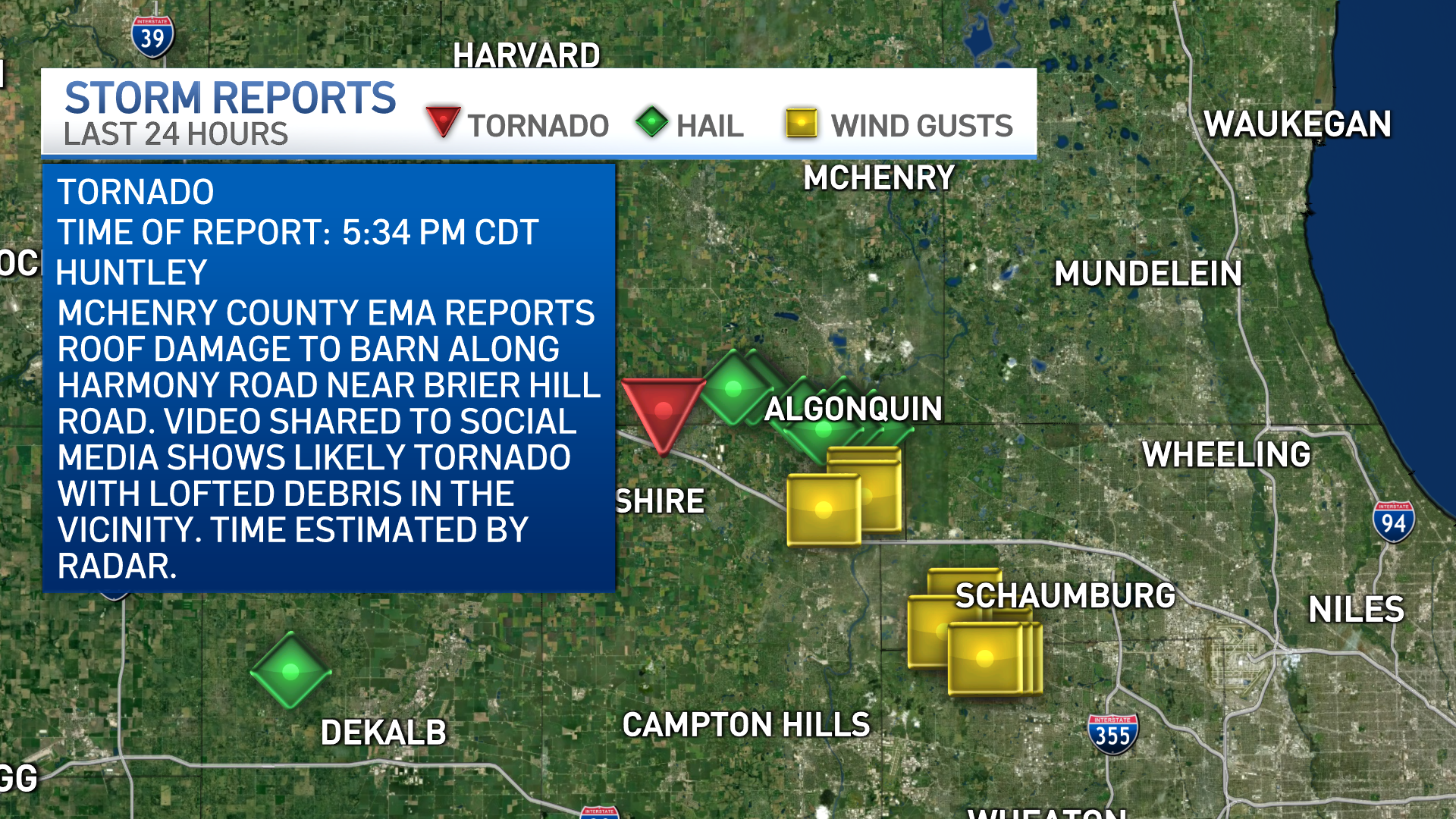 Multiple Chicago suburbs report damage from Wednesday storms – NBC Chicago